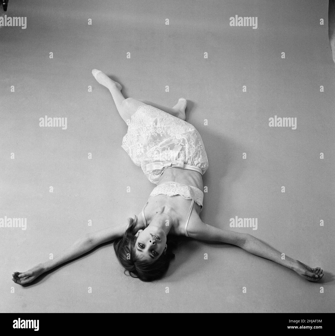 Jane Birkin, Actress and Model, models for The Sun Women's Page, Studio ...