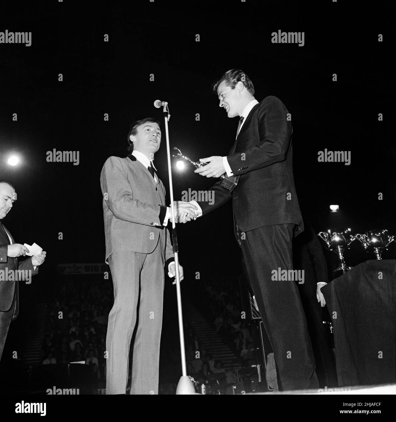 Gerry Marsden, lead singer of Liverpudlian pop group Gerry and the ...