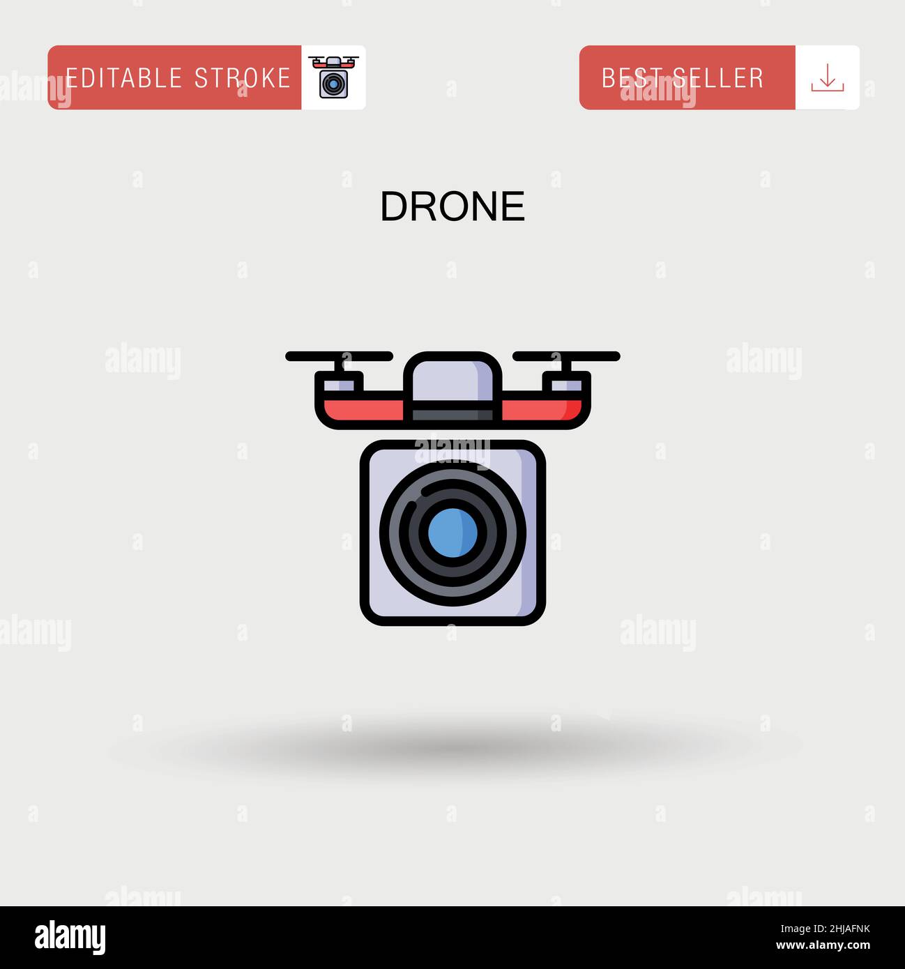 Blue drone Stock Vector Images - Alamy