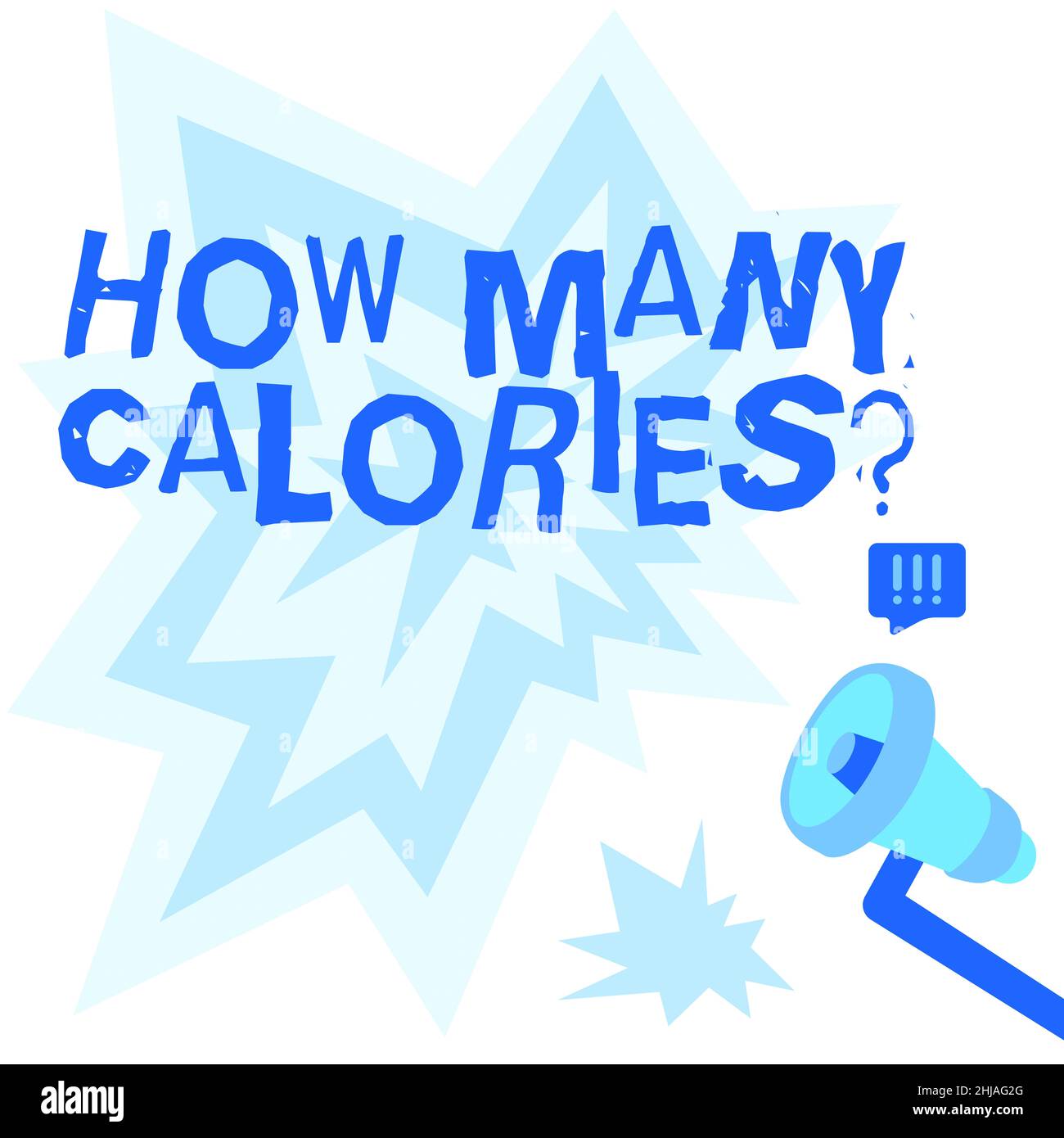 Text sign showing How Many Calories Question. Conceptual photo asking ...