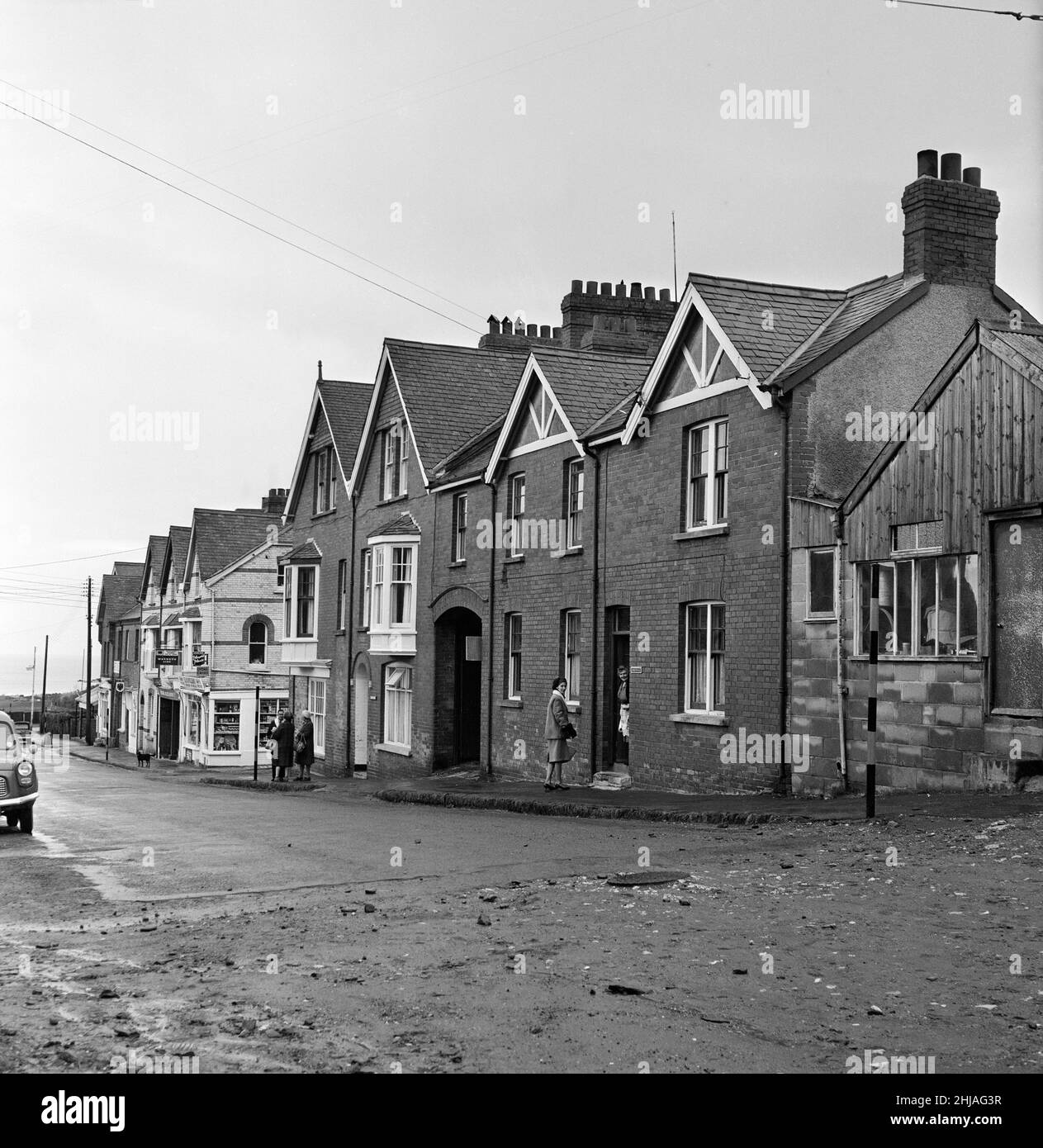 Scenes in Woolacombe, Devon. 9th December 1964 Stock Photo - Alamy