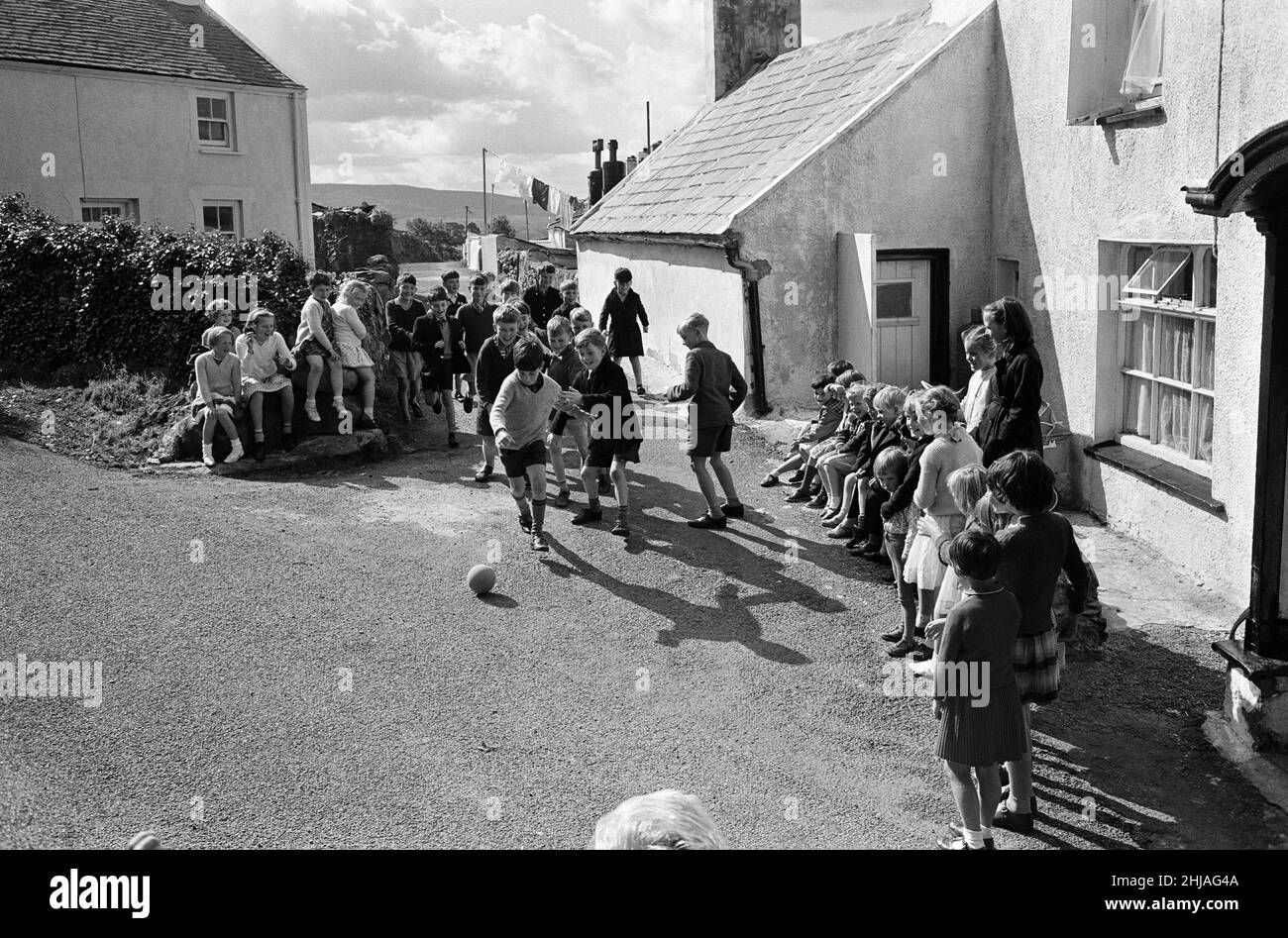 General shots of the village Rhiwlas, in Bangor, Gwynedd, Wales ...