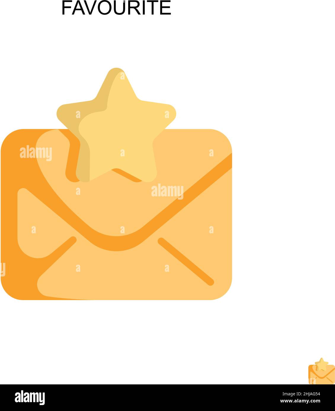 Favourite Simple vector icon. Illustration symbol design template for ...