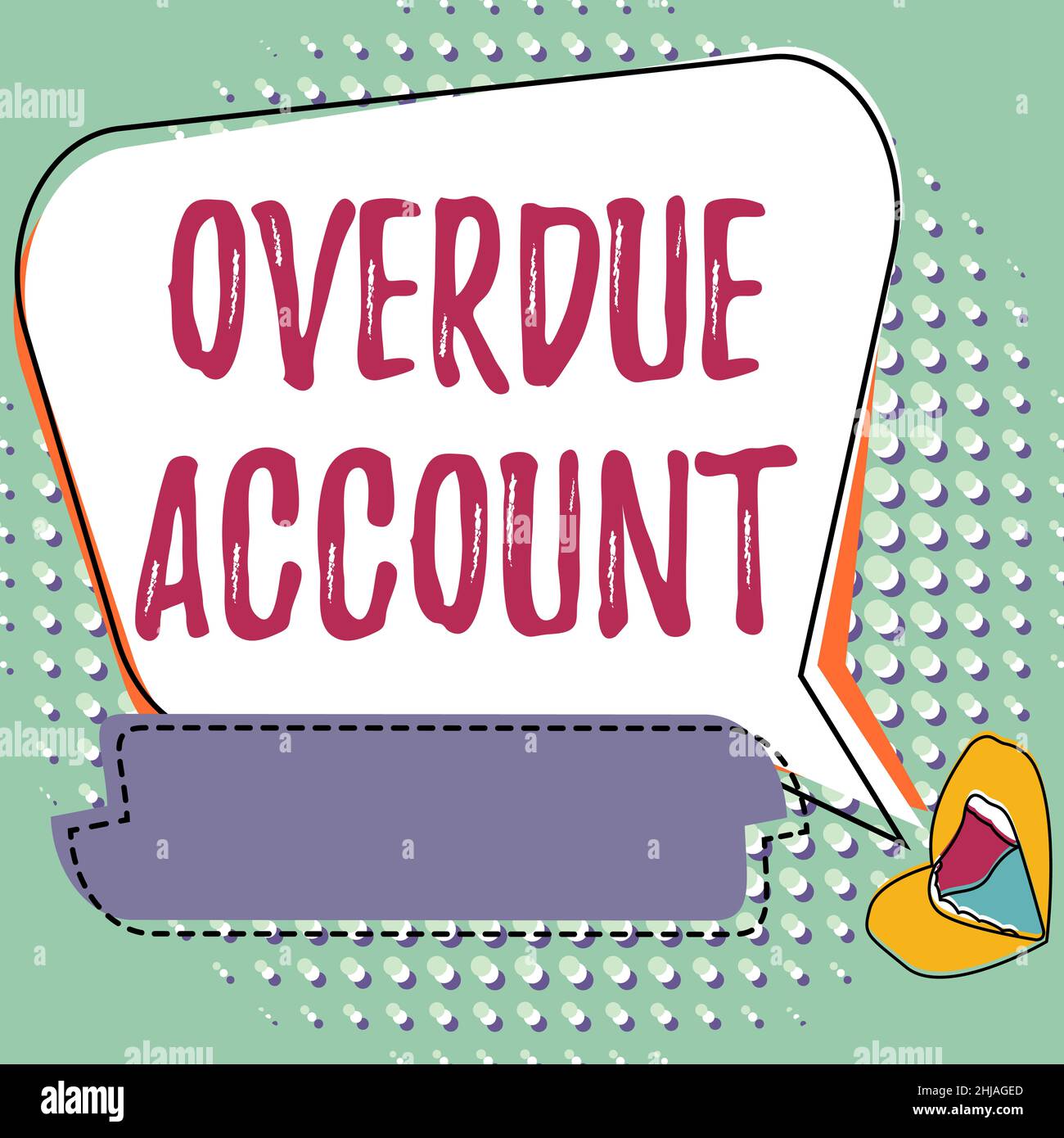 Writing displaying text Overdue Account. Conceptual photo loans and ...