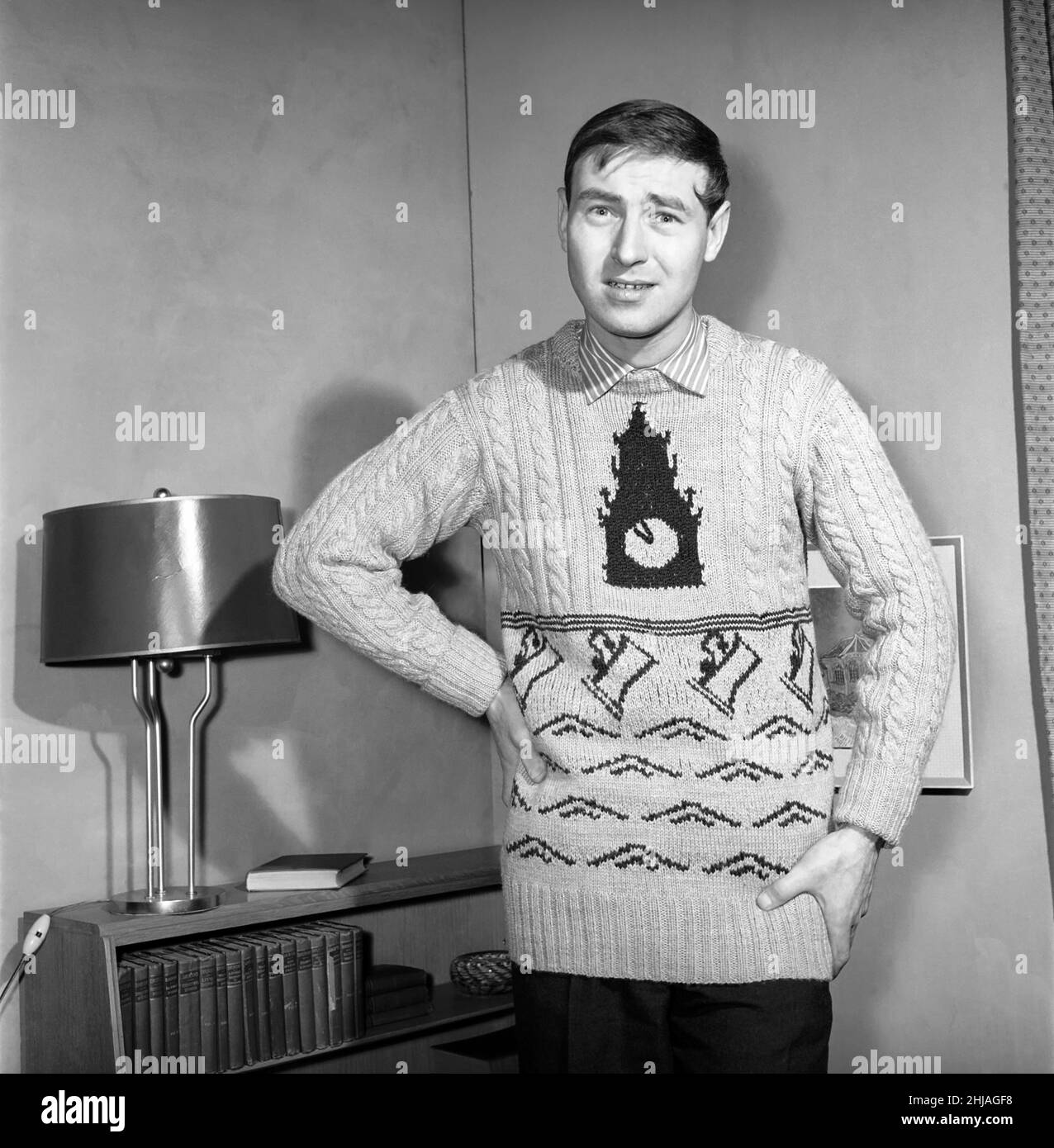 Actor Bill Maynard seen here in the BBC West London Studios, 1964 Stock ...