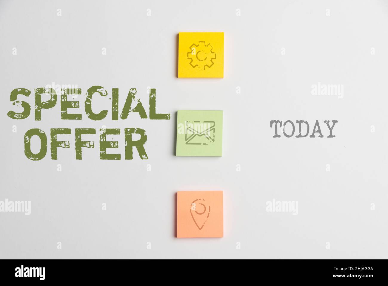 Text showing inspiration Special Offer. Business idea selling product ...