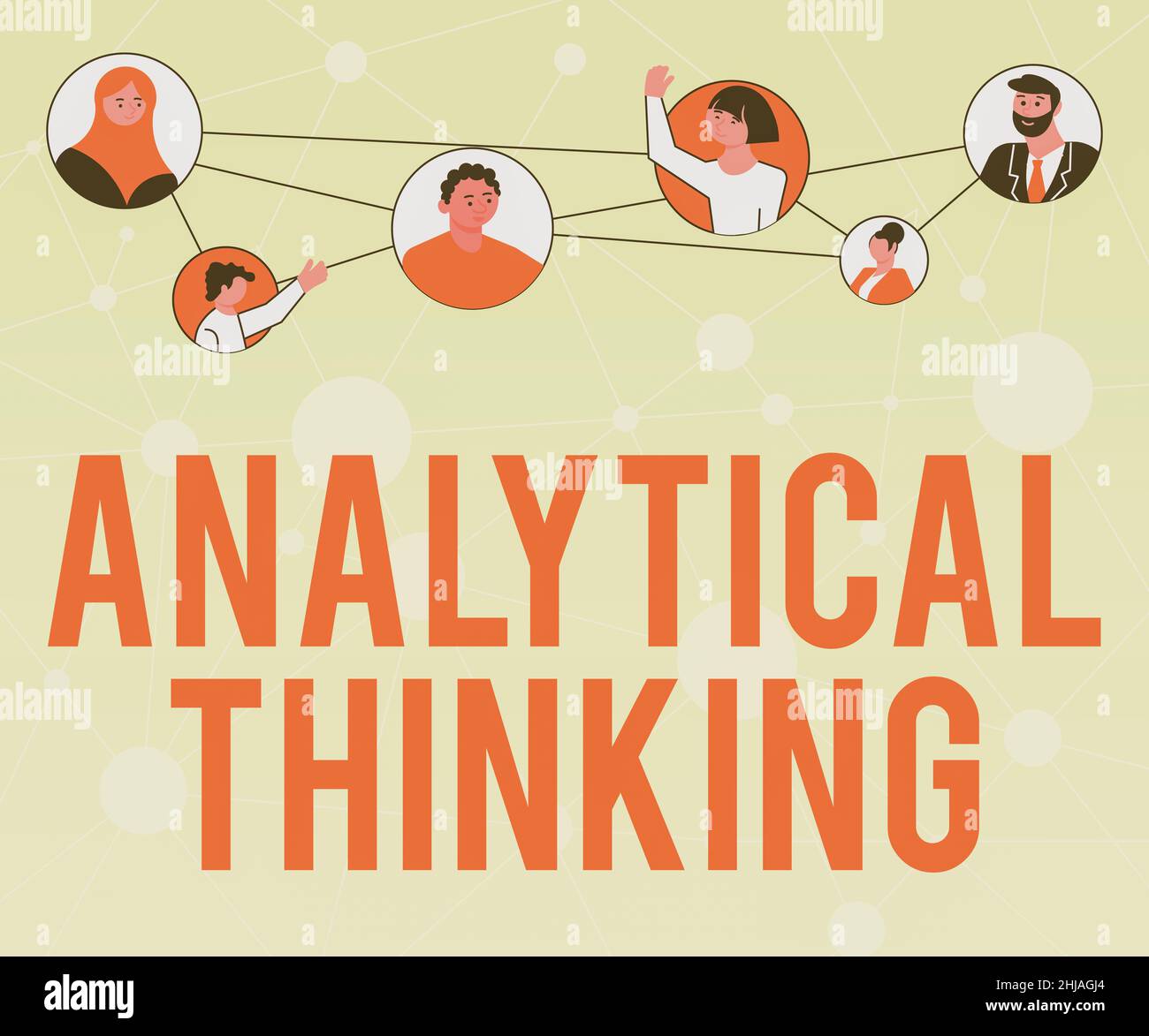 Handwriting text Analytical Thinking. Word Written on component of ...