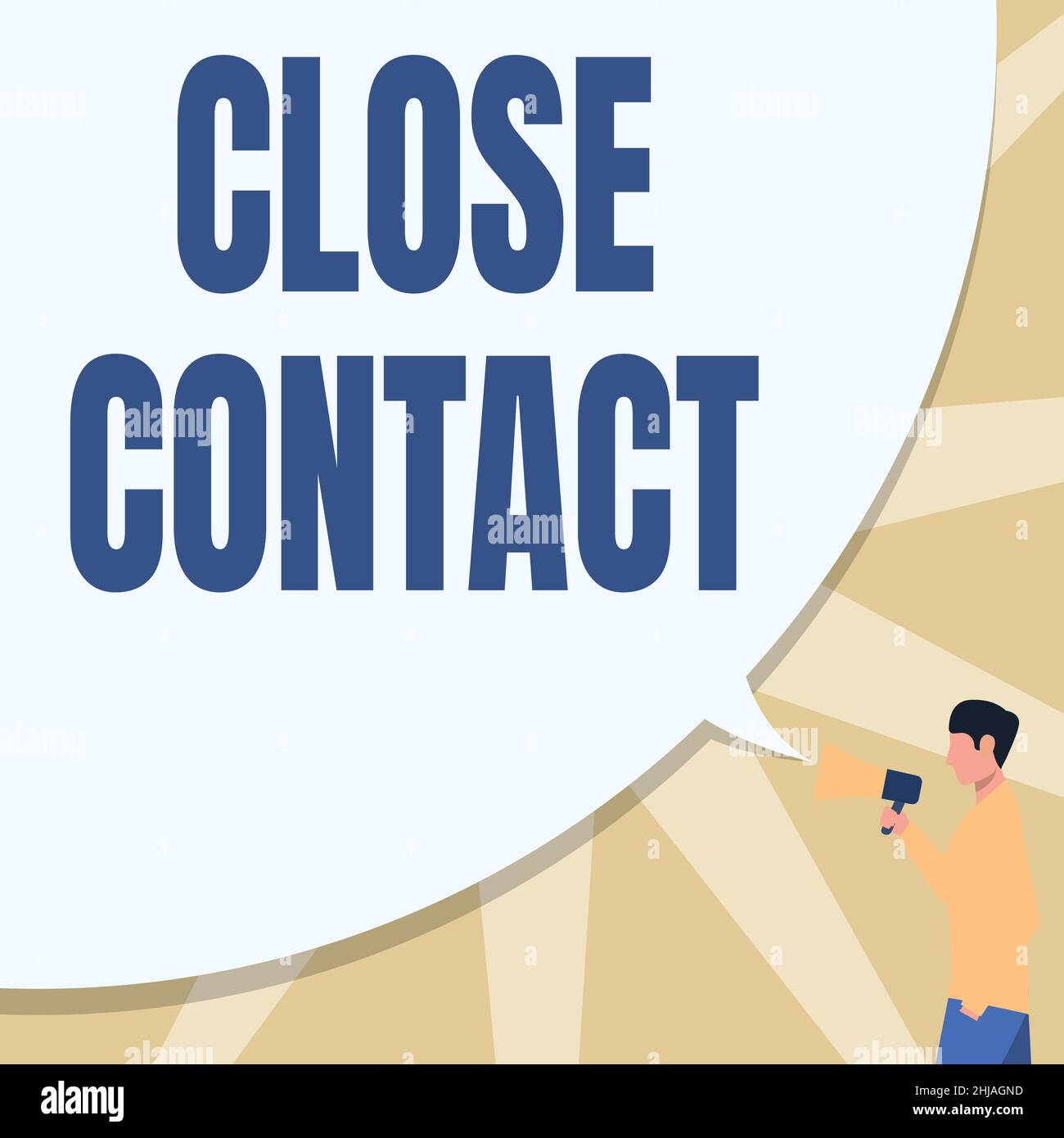 Writing displaying text Close Contact. Business approach having a ...