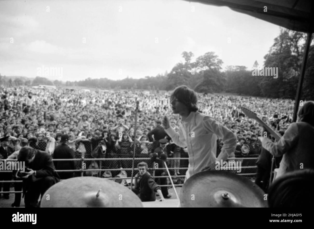 The Rolling Stones play at Longleat, the home of Lord Bath.2nd August ...