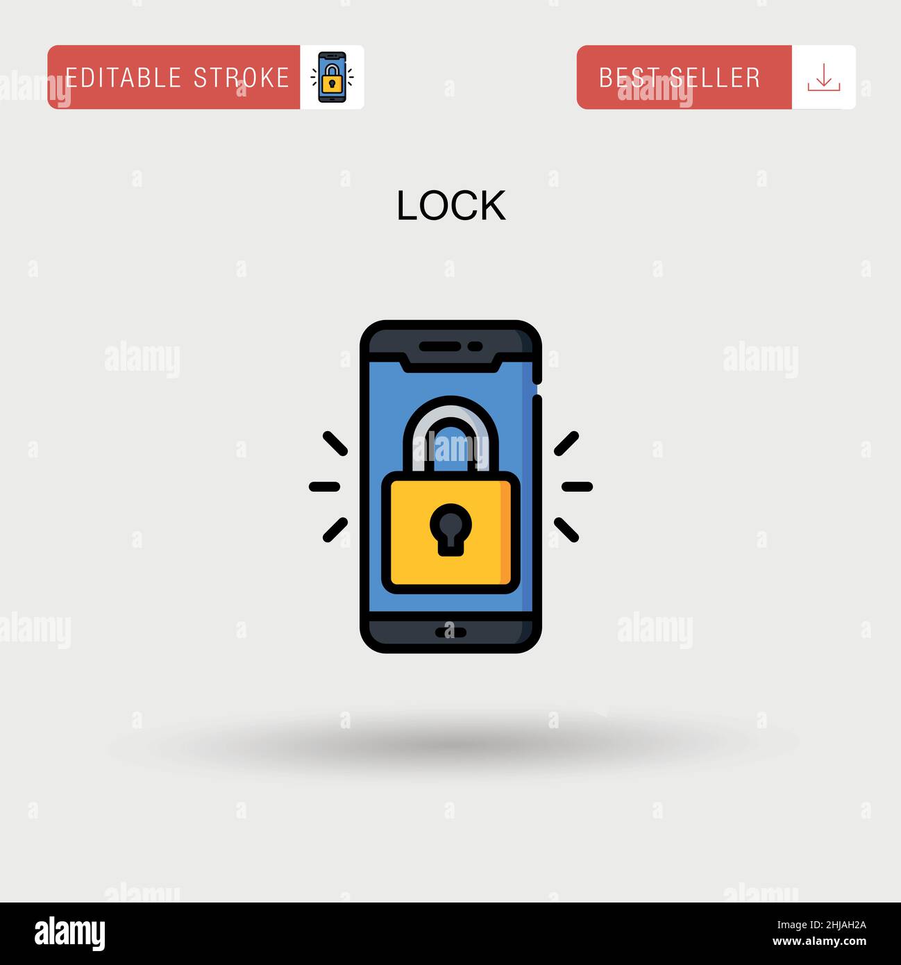 Lock Simple vector icon Stock Vector Image & Art - Alamy