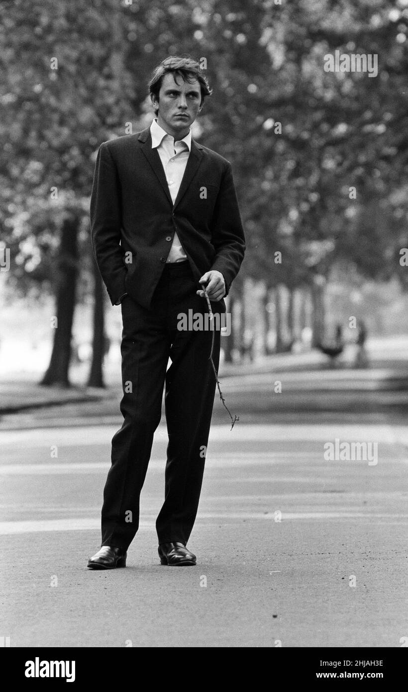 Actor Terence Stamp pictured in a park in London. 13th September 1962 ...