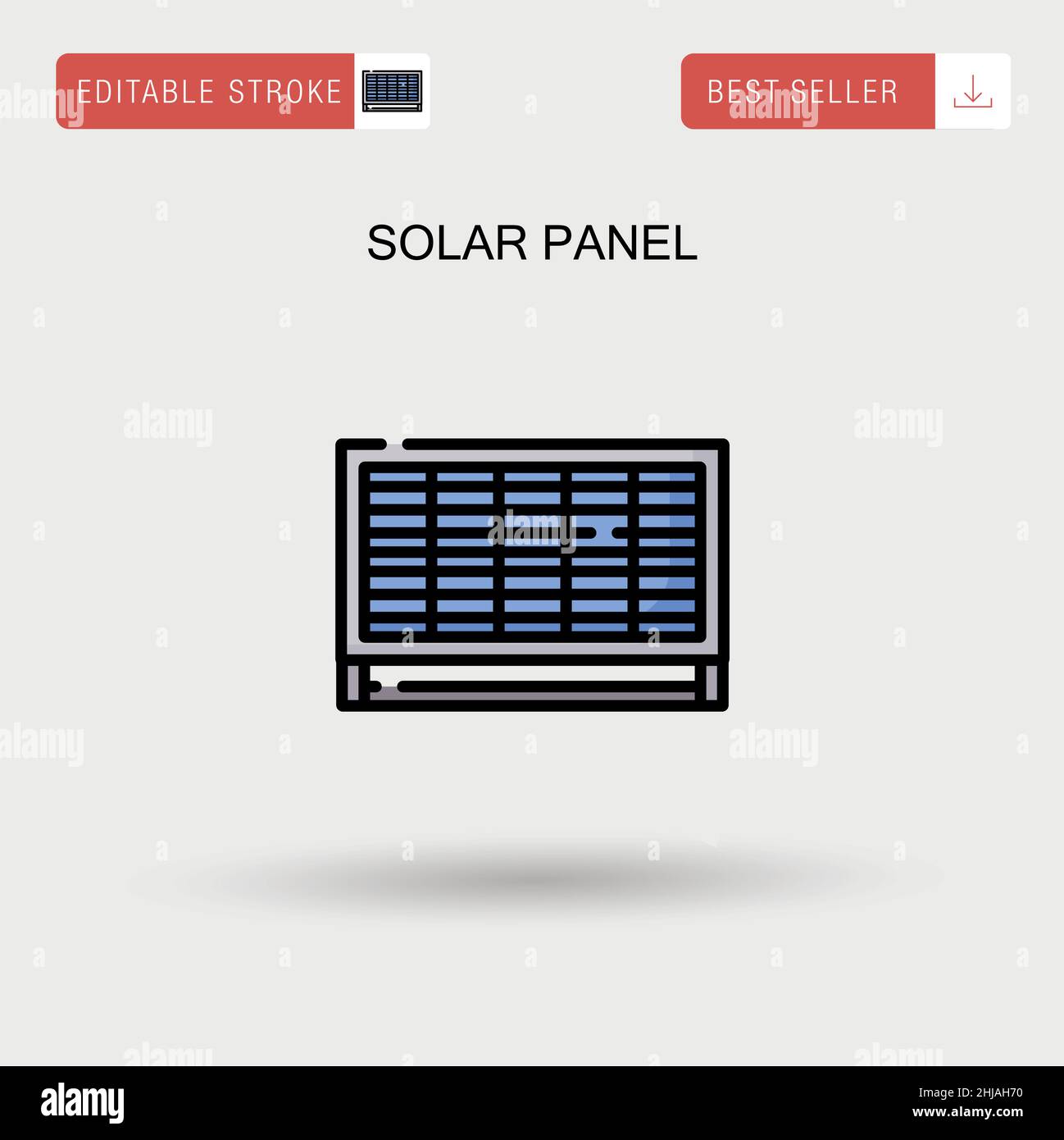 Photovoltaic outdoor installation Stock Vector Images - Alamy