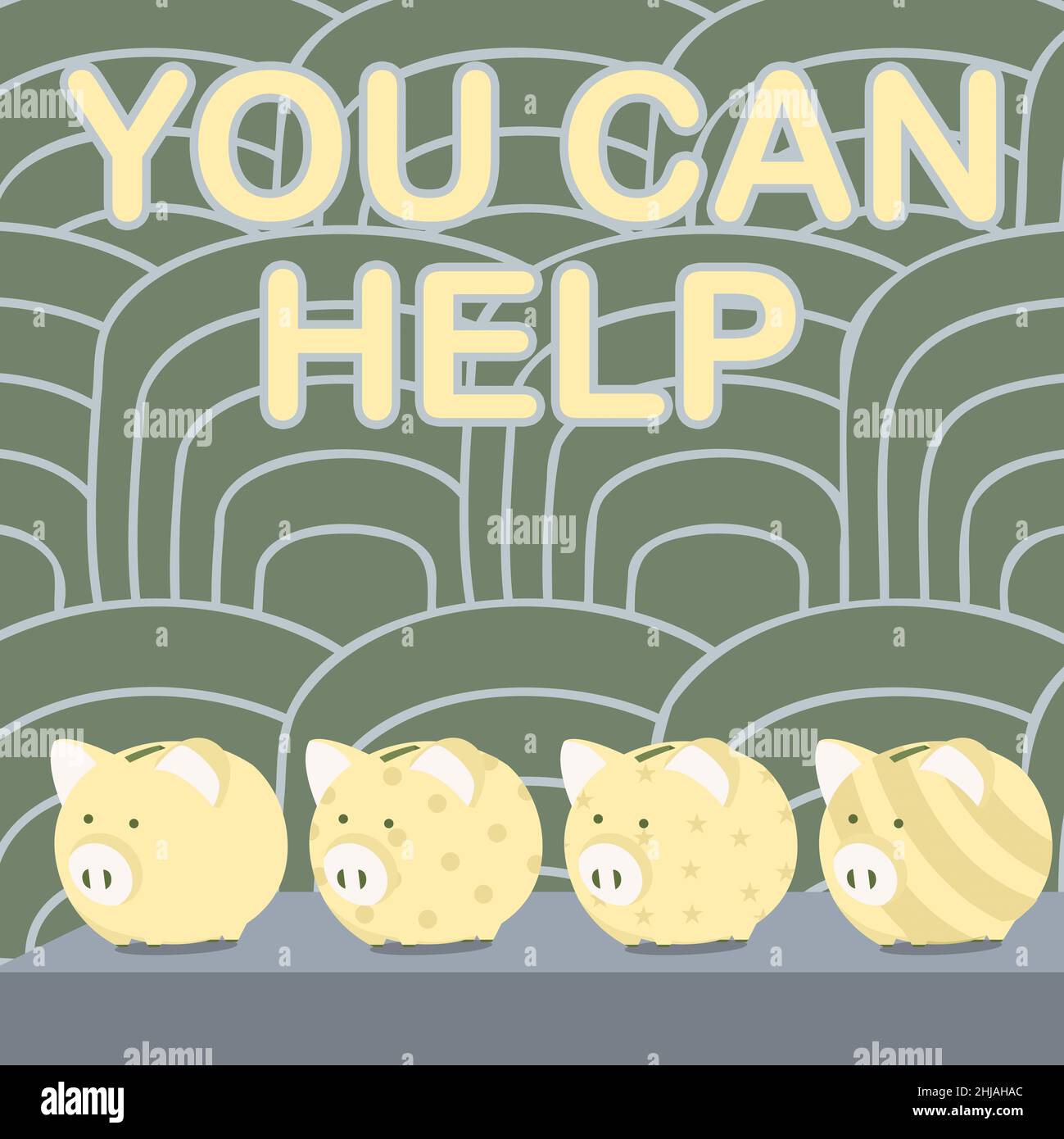 Writing displaying text You Can Help. Conceptual photo do something ...