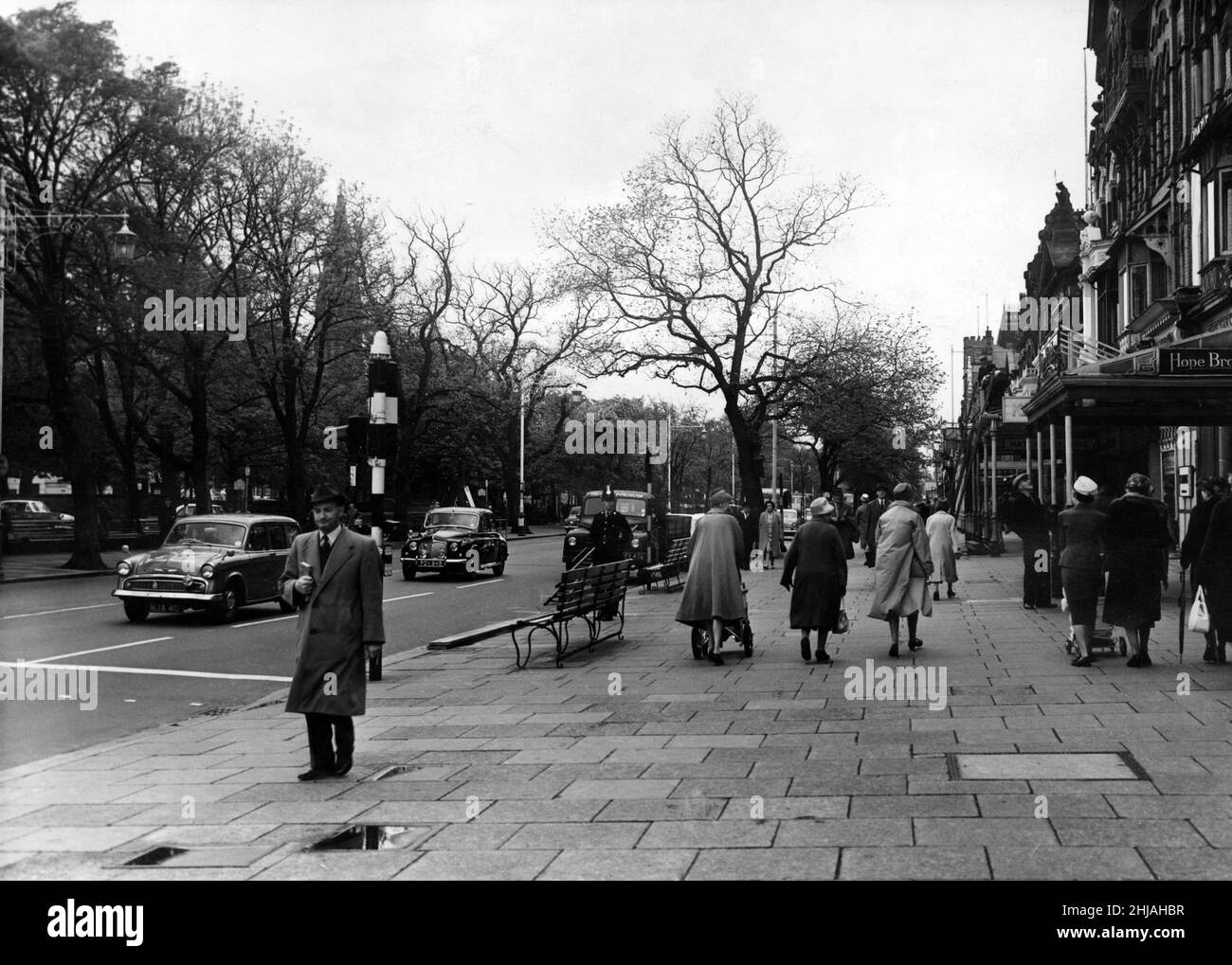 Lord Street in Southport. 23rd September 1963 Stock Photo - Alamy