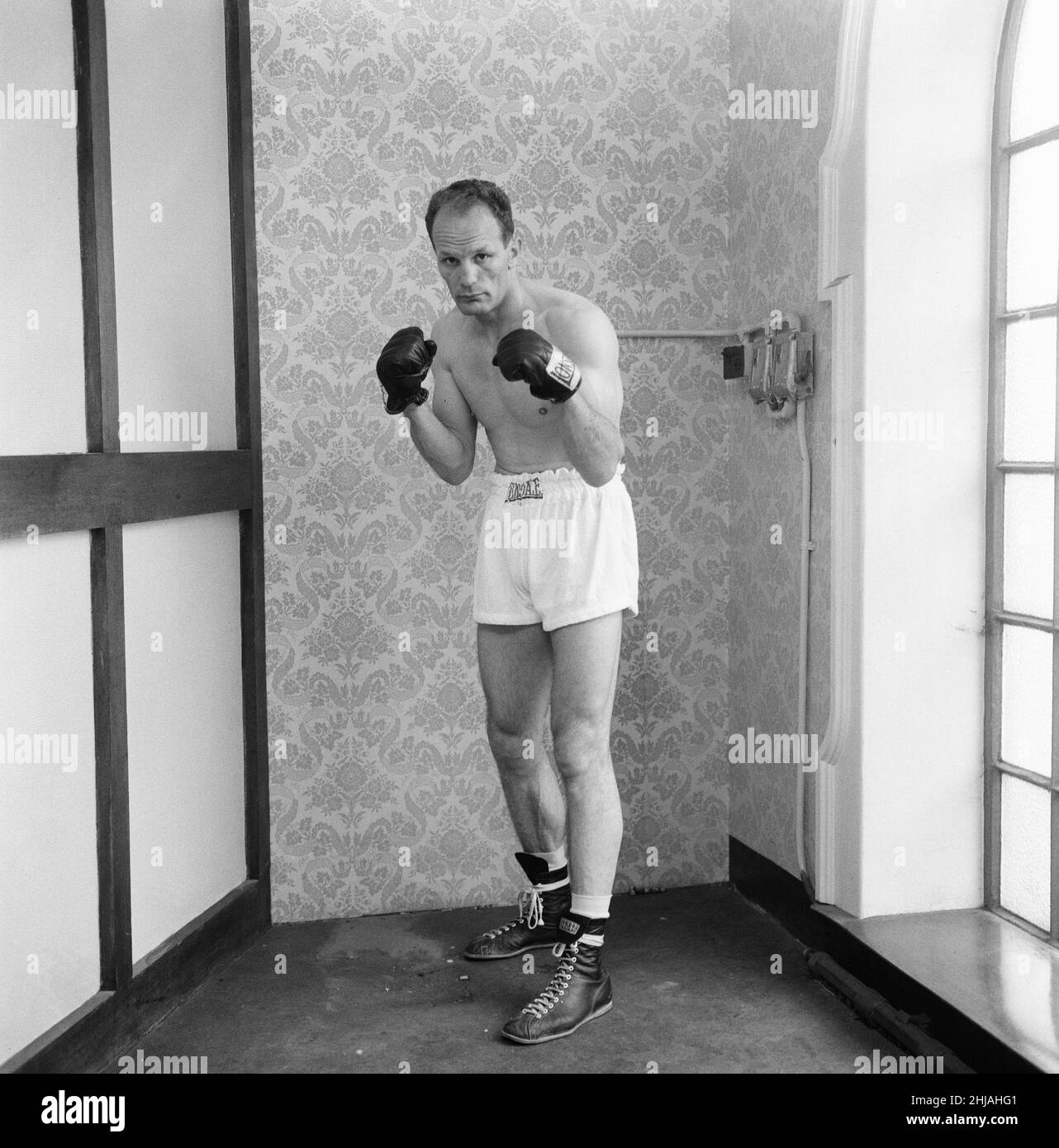 Henry Cooper, British Commonwealth Heavyweight Champion, pictured ...