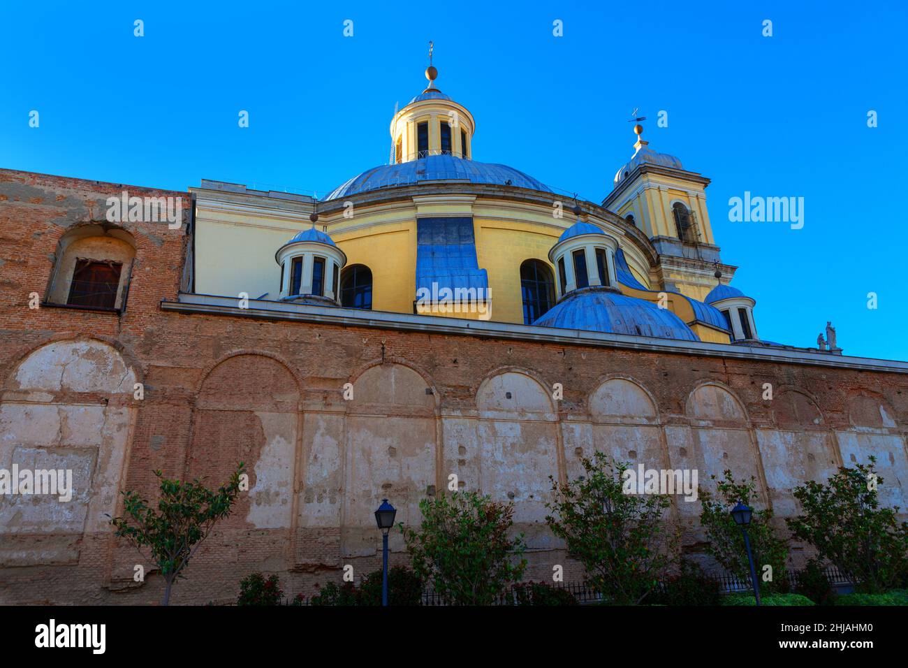 Royal Basilica of Saint Francis the Great , side view . Church cupola ...