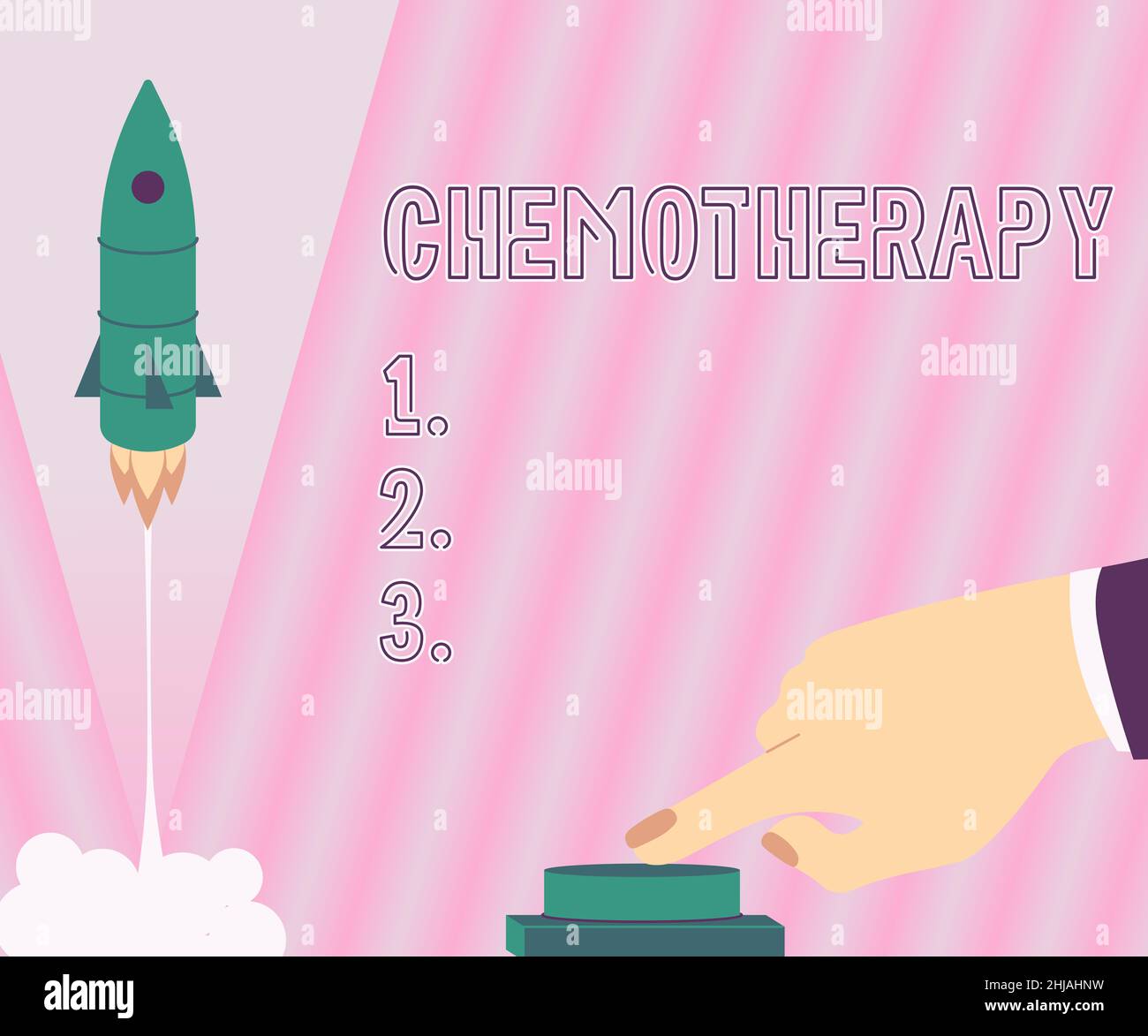 Sign displaying Chemotherapy. Business approach the treatment of ...