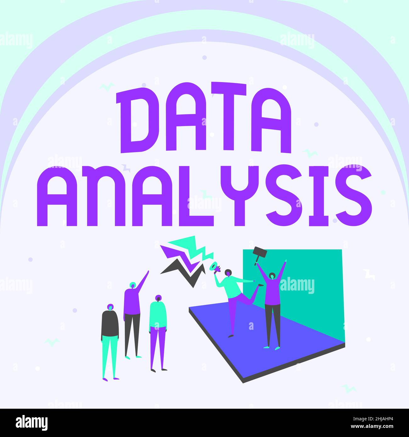 Hand writing sign Data Analysis. Business idea Business intelligence ...