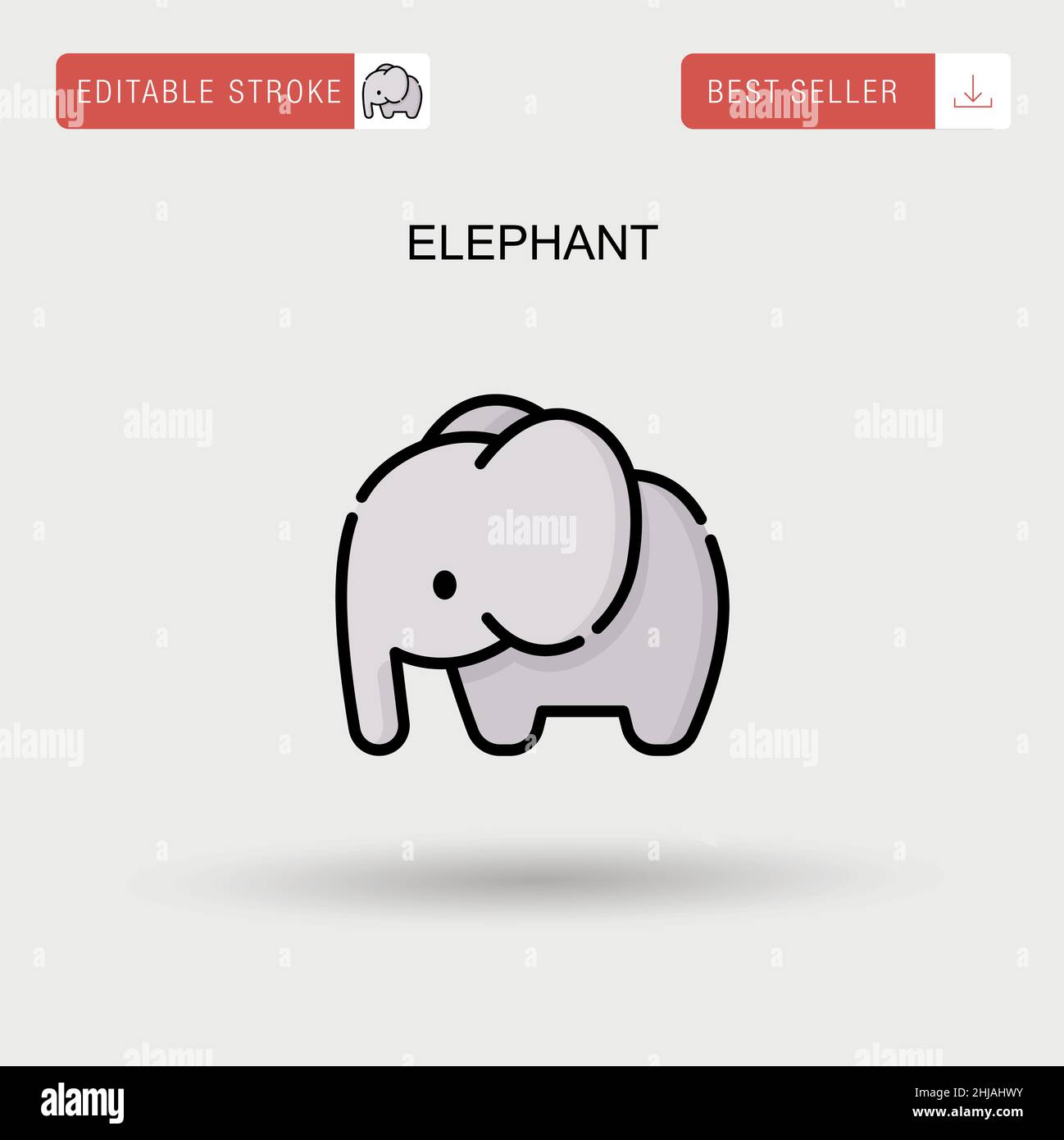 African elephant tree Stock Vector Images - Alamy