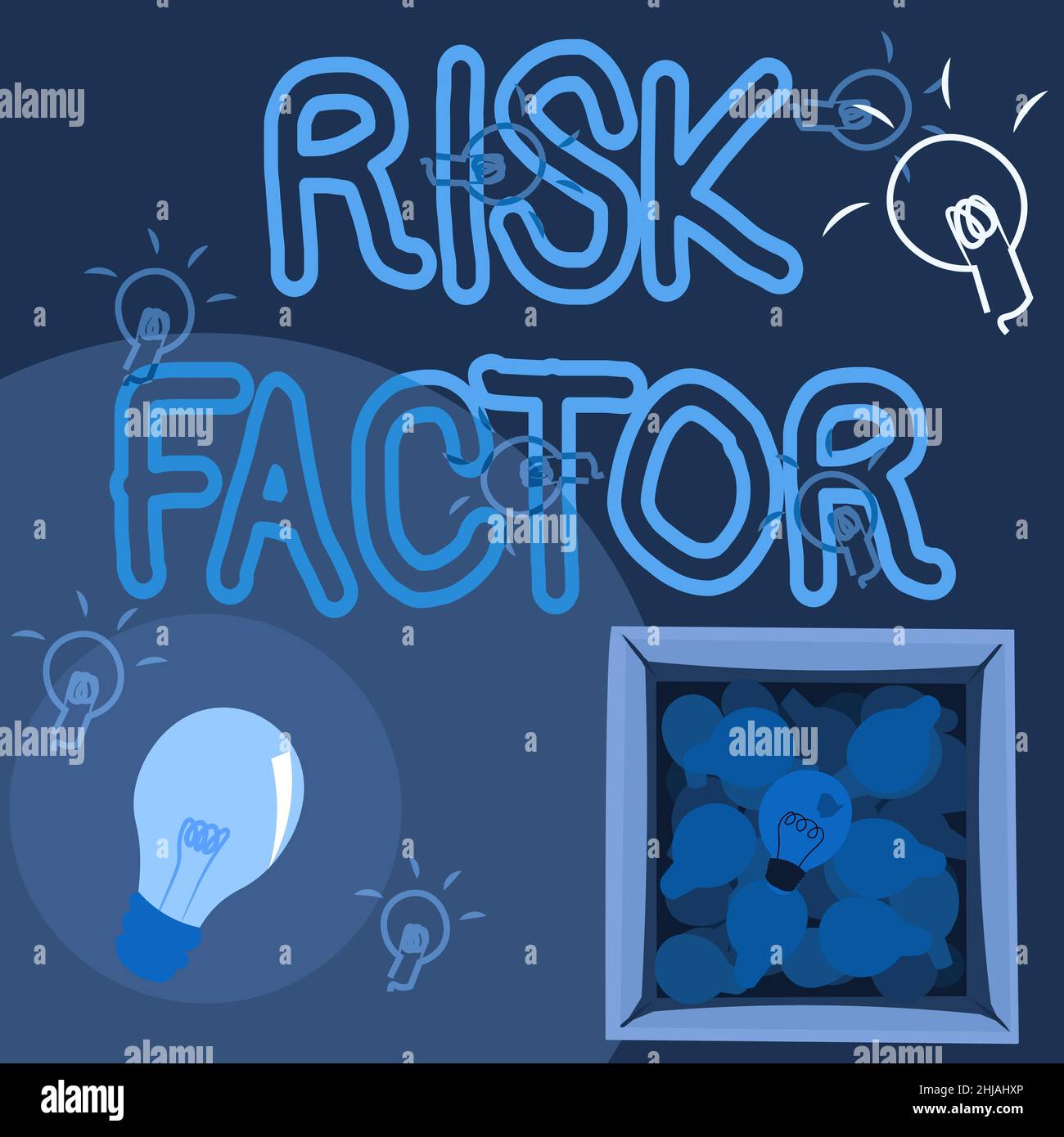 Inspiration showing sign Risk Factor. Word Written on Characteristic ...