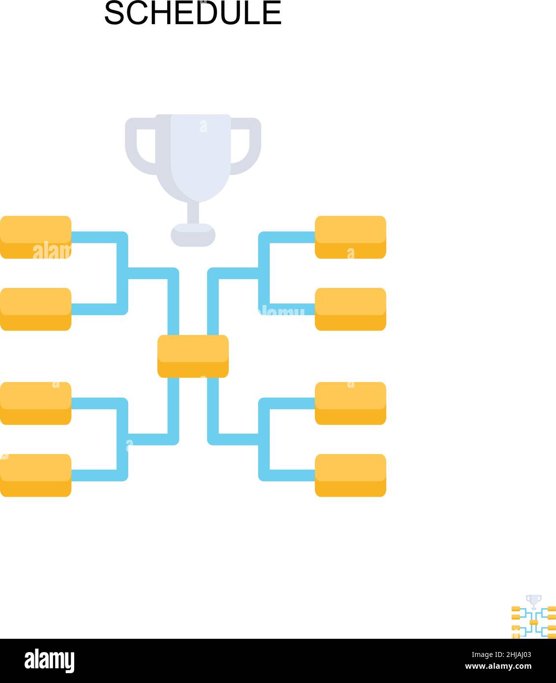 Schedule Simple vector icon. Illustration symbol design template for ...