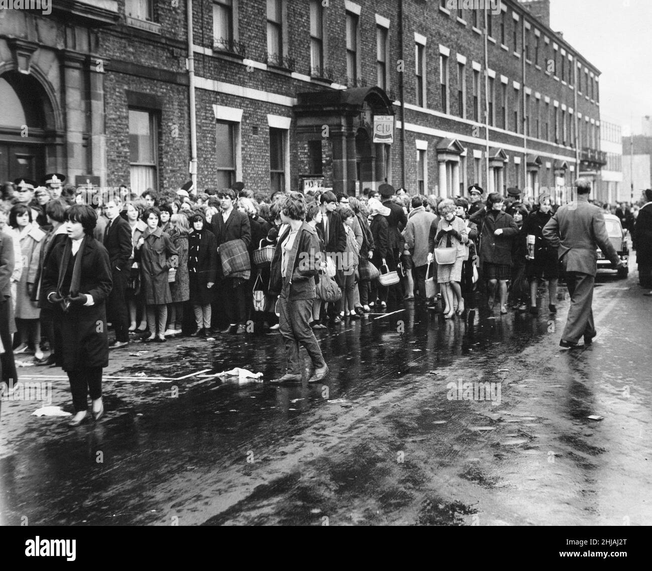 Beatlemania - It's October, 1963, and long lines of Beatles fans queue ...