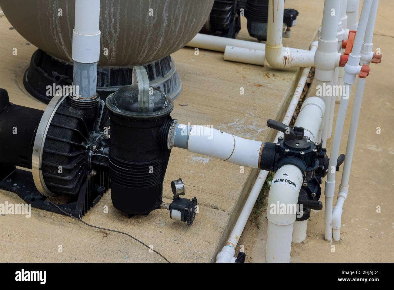 Filter system for purifying swimming pool water on the maintaining the ...