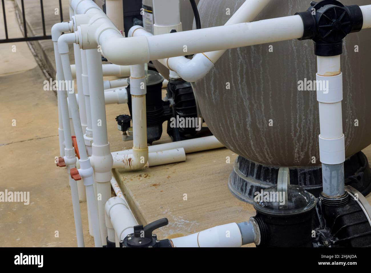 Pool water filtration system, outdoor with maintaining the purity of ...