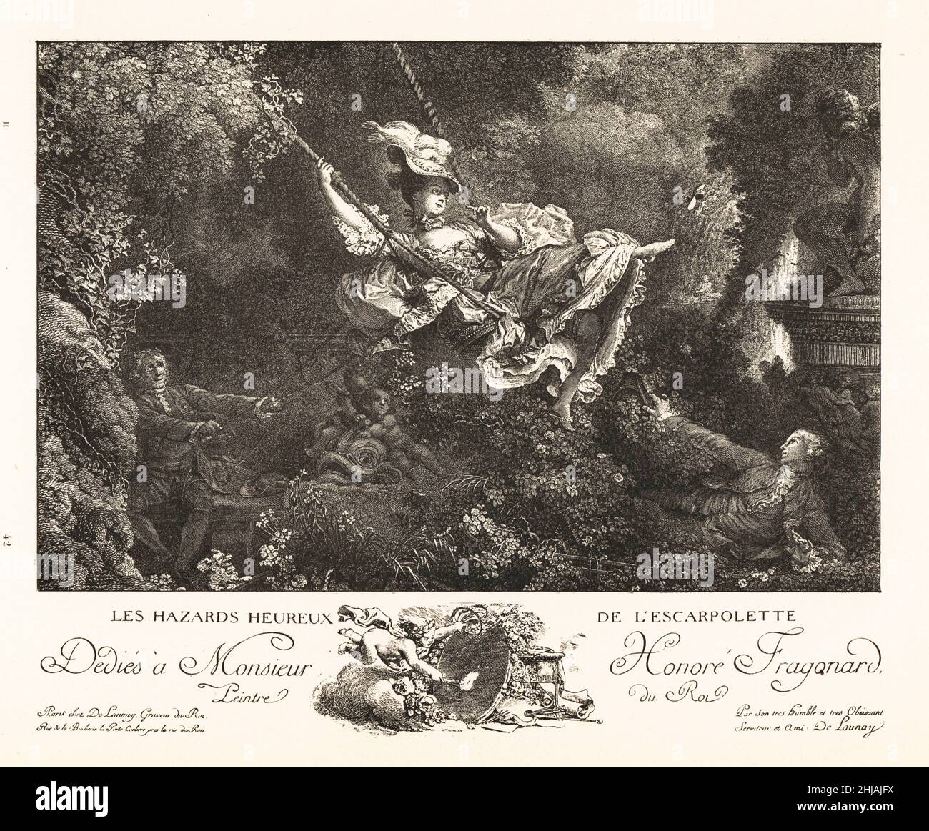 Jean Honore Fragonard The Swing Tangled