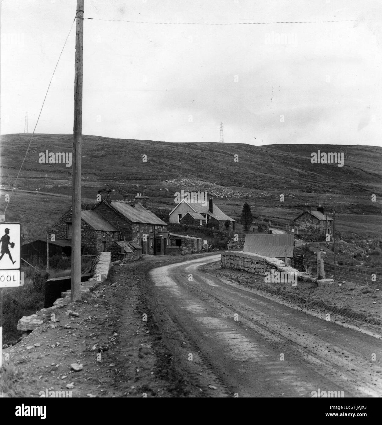 Tryweryn Valley - The little hamlet of Capel Celyn, which will be ...