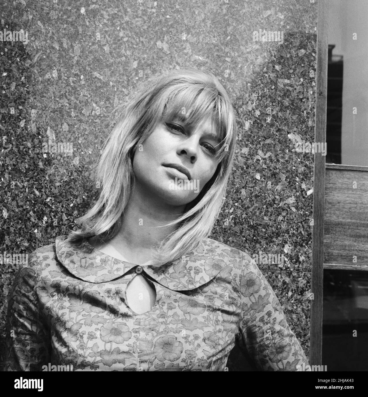 Julie Christie at Birmingham Repertory Theatre. 24th July 1963 Stock ...