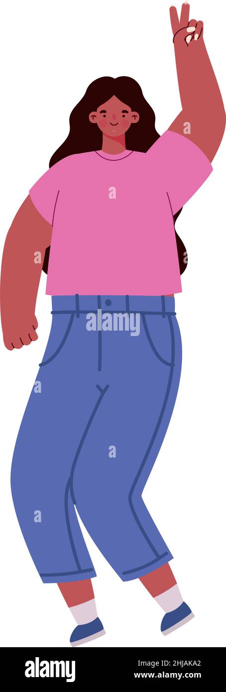 cute girl illustration Stock Vector Image & Art - Alamy