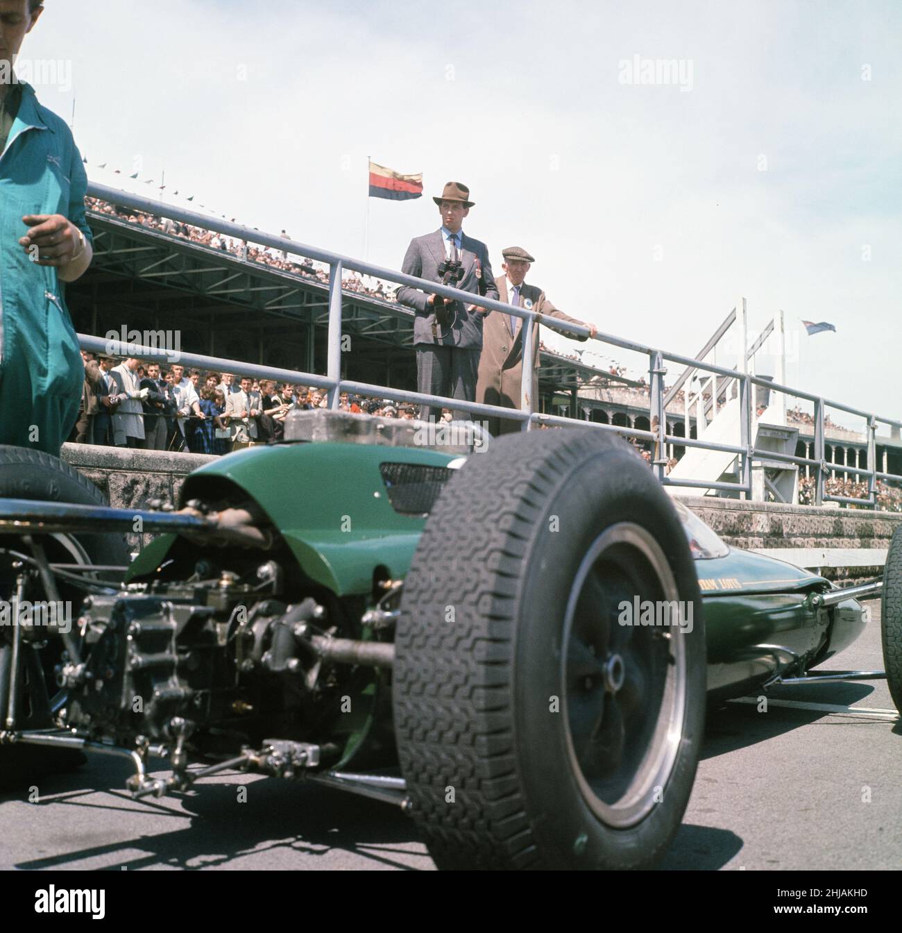 1962 British Grand Prix race held at Aintree, Liverpool. HRH The Duke ...