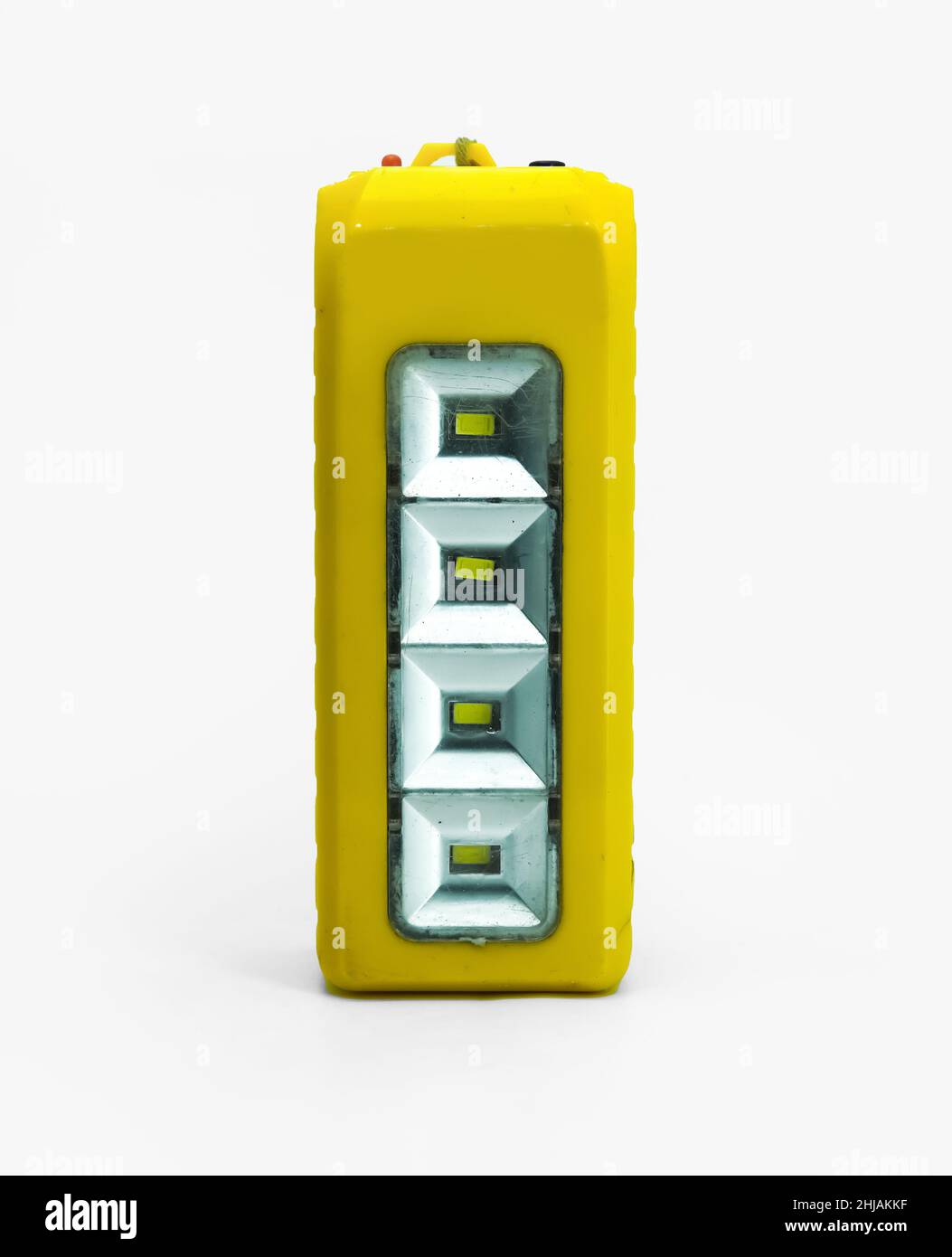 Old Yellow rough electric chargeable searchlight broken torch led ...