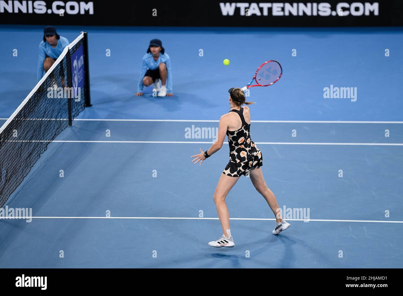 Sydney, Australia, 11 January, 2022. Elena Rybakina of Kazakhstan plays ...