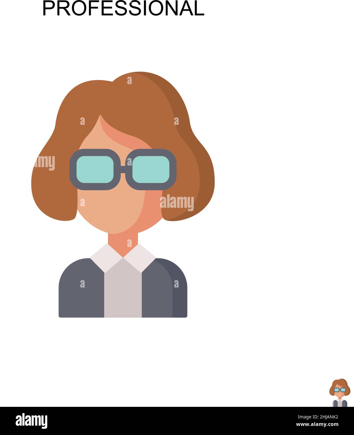 Portrait businesspeople standing arms Stock Vector Images - Alamy