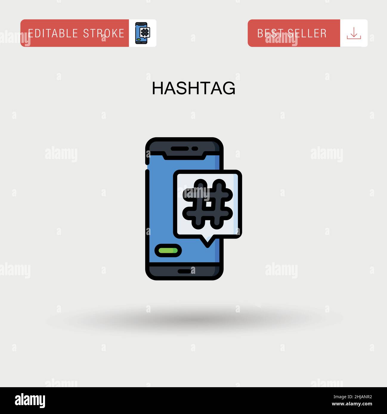 Hashtag symbol Stock Vector Images - Alamy