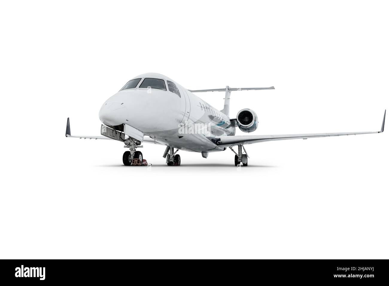 Modern corporate business jet isolated on white background Stock Photo ...