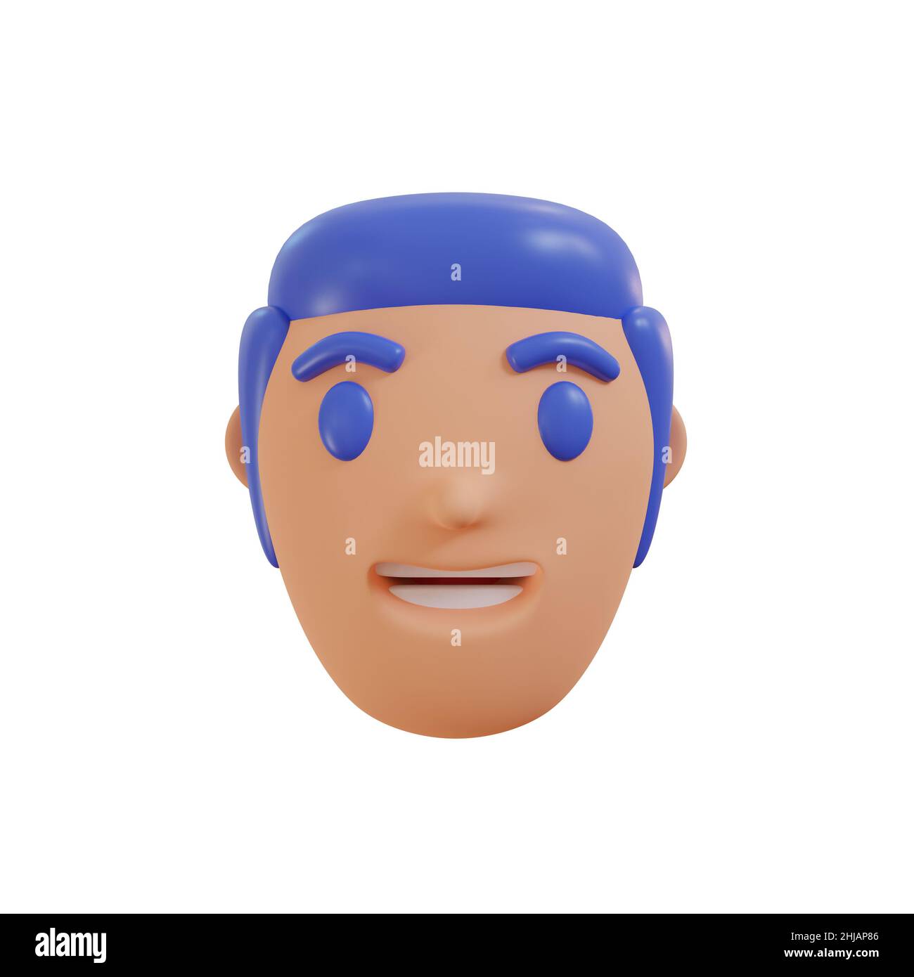 Cartoon head man profile avatar hi-res stock photography and images - Alamy