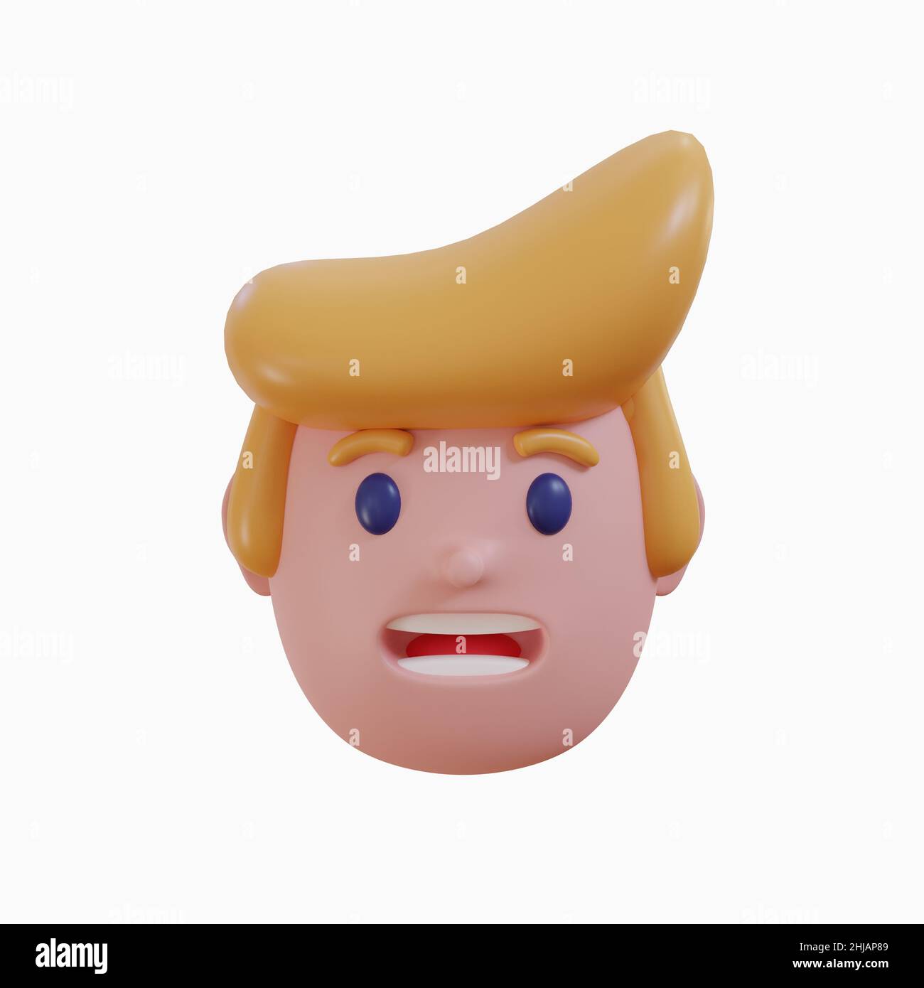 3d rendering of avatar head Stock Photo - Alamy