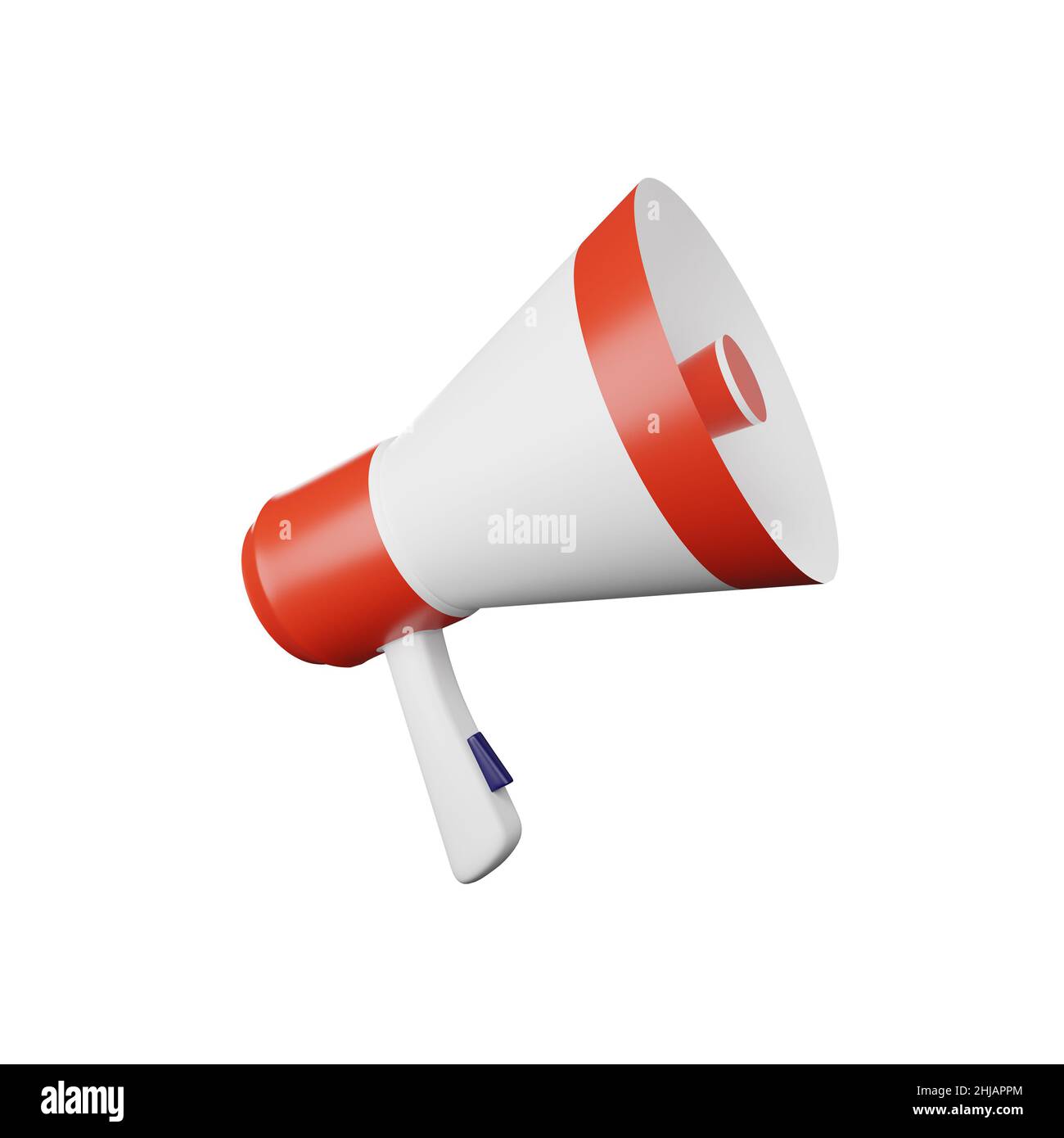 Megaphone message 3d icon Cut Out Stock Images & Pictures - Alamy