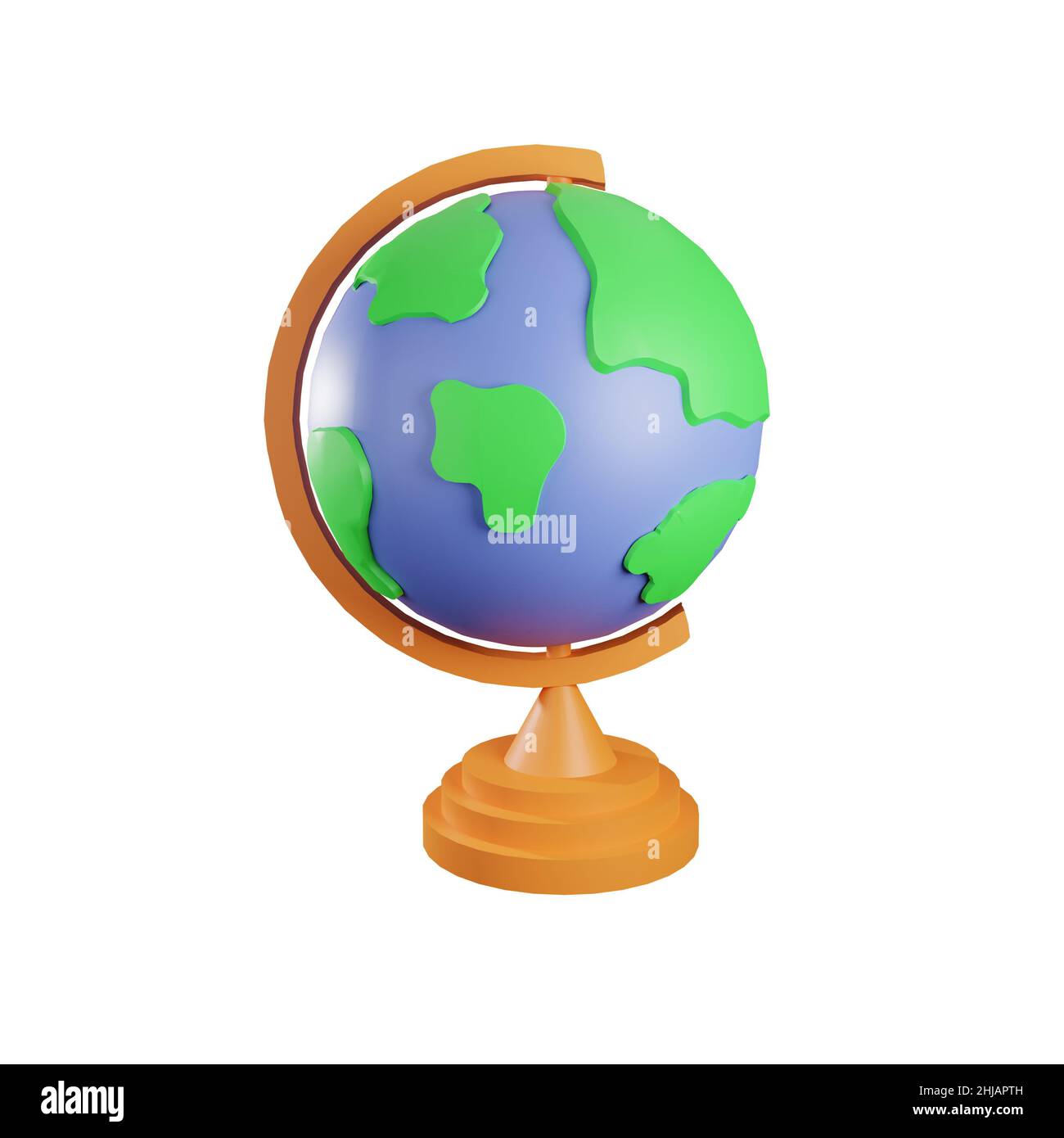 World globe illustration hi-res stock photography and images - Alamy
