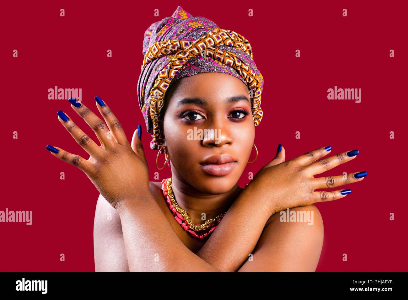 African goddess model hi-res stock photography and images - Alamy