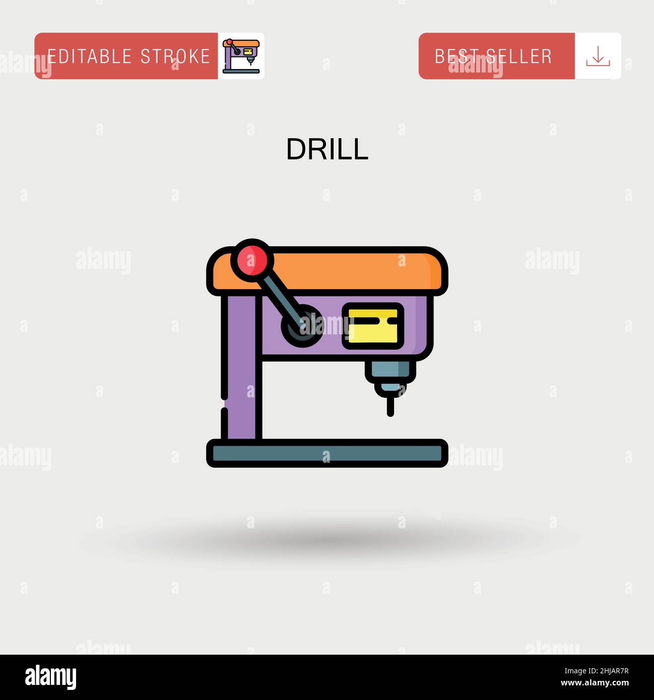 Soil drill Stock Vector Images - Alamy