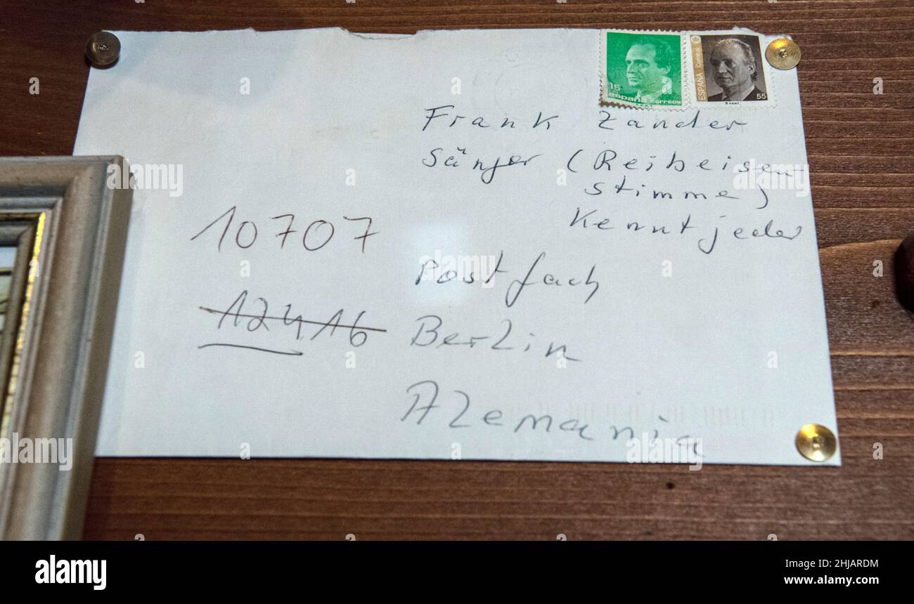 Berlin, Germany. 19th Jan, 2022. A letter addressed alone with the ...