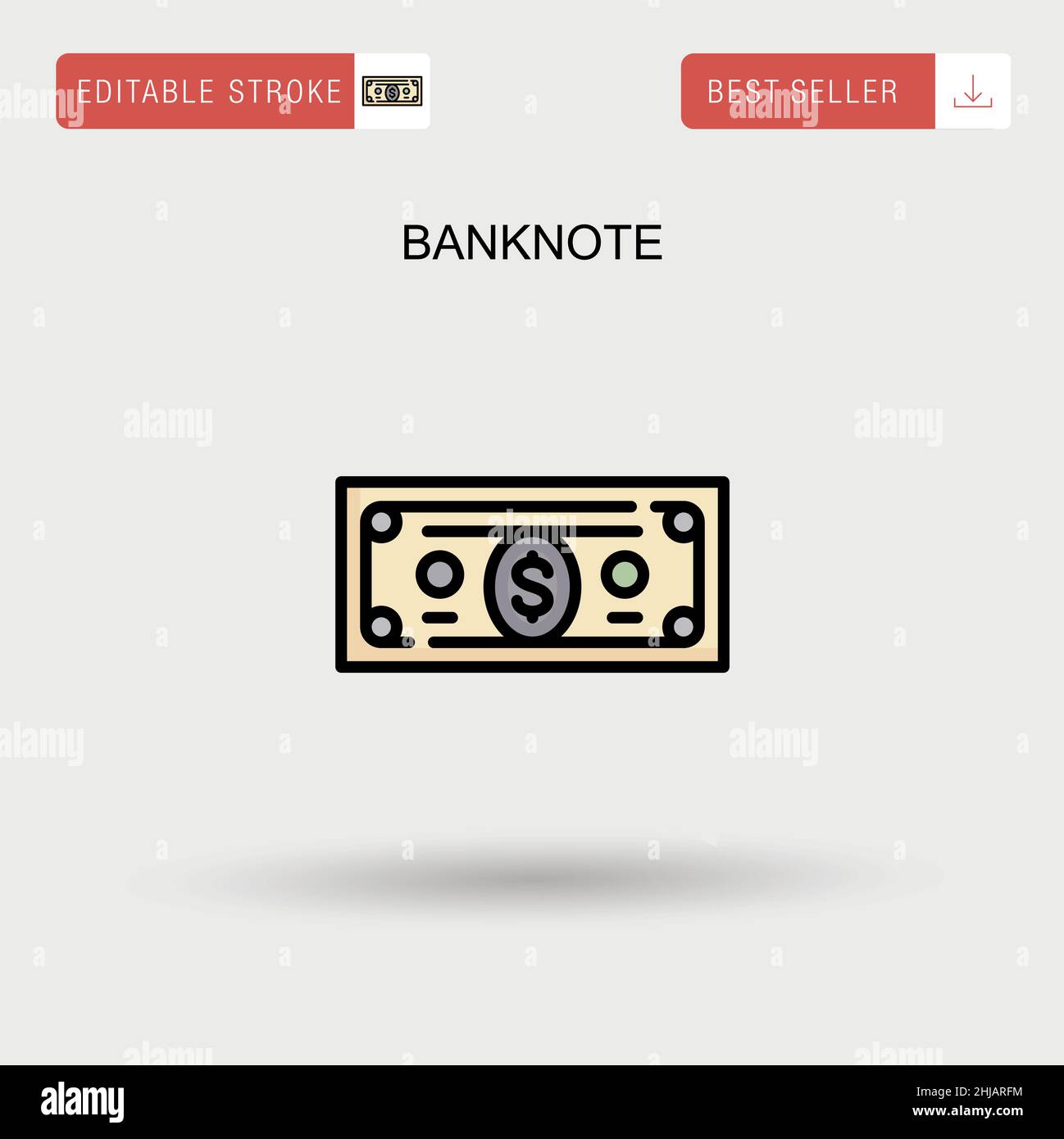 Banknote savings Stock Vector Images - Alamy