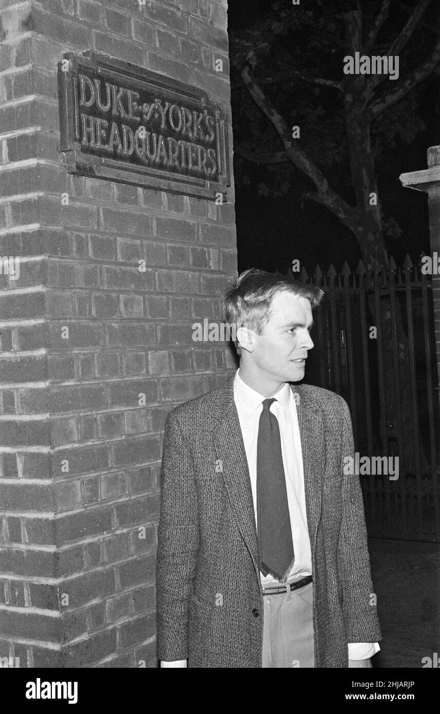 Max Mosley, a territorial paratrooper, after his evening training ...