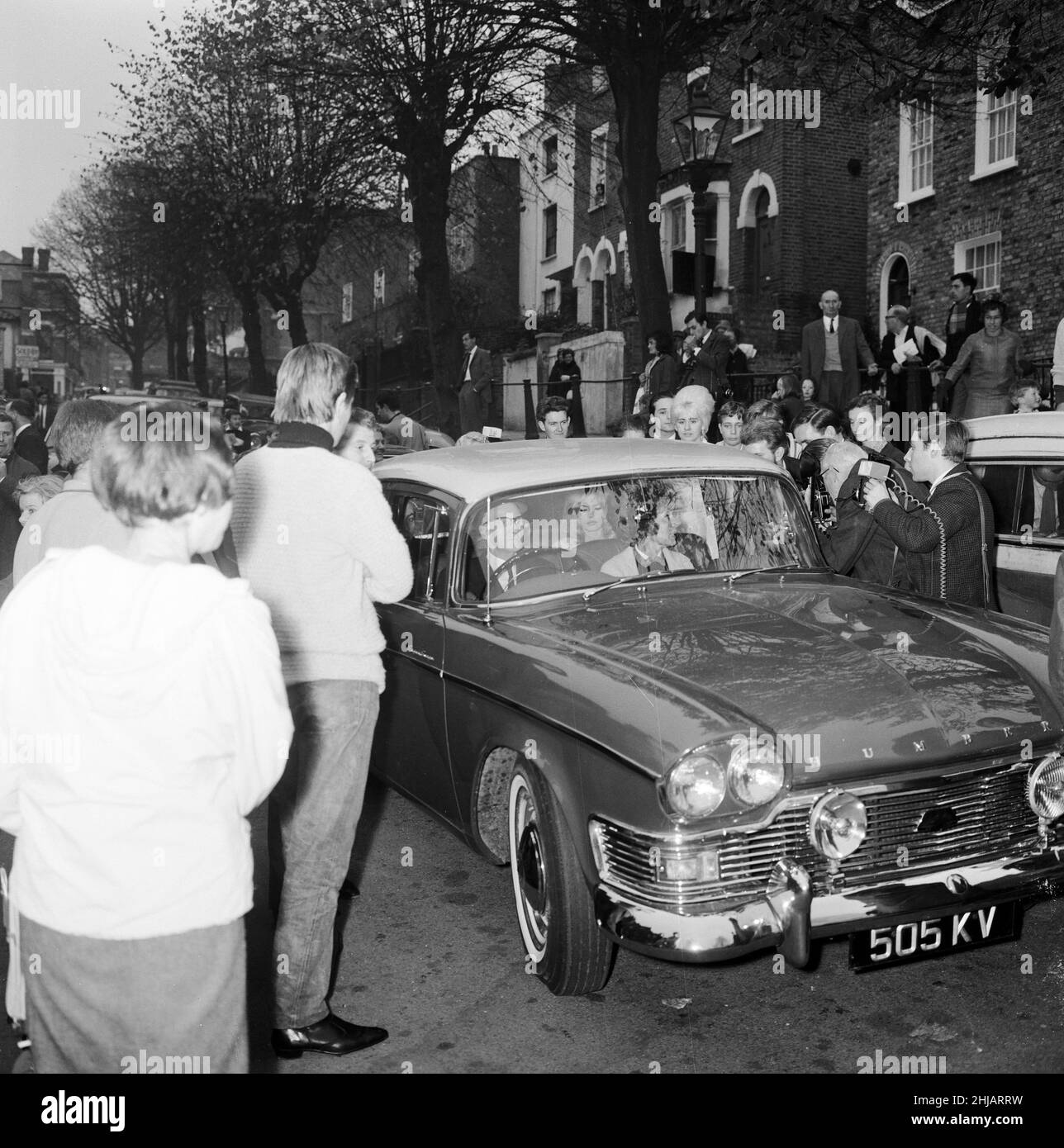 Brigitte Bardot (30) in Hampstead, London to complete a few finishing ...