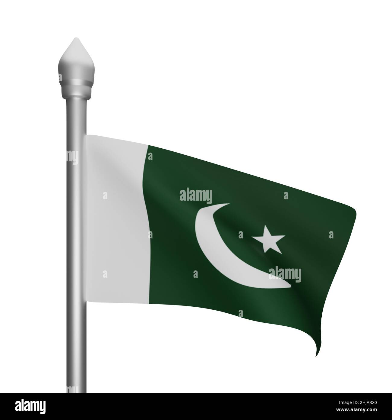 3d rendering of pakistan flag concept pakistan national day Stock Photo ...
