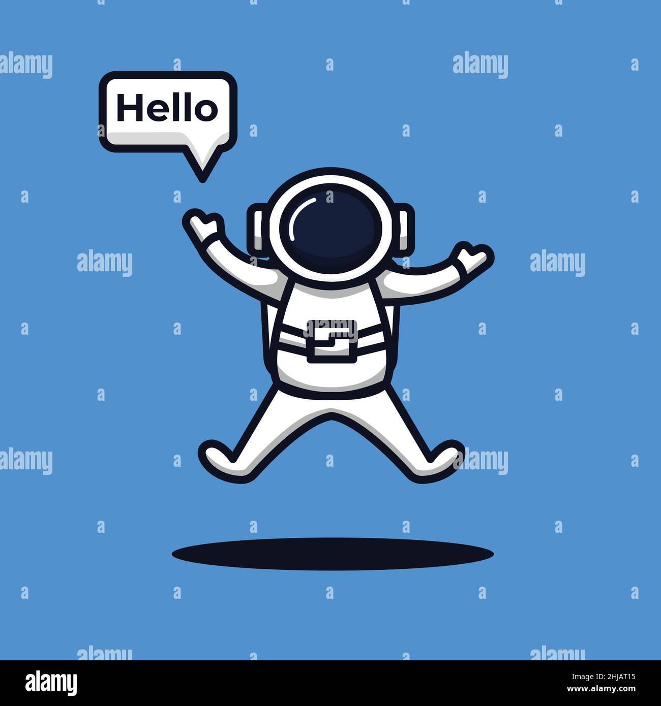 Astronaut doodle hi-res stock photography and images - Alamy
